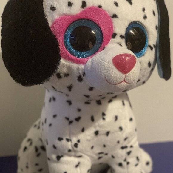 Ty | Toys | Ty Beanie Boos Chloe Dalmatian Dog Glitter Eyes Jumbo 7 ...